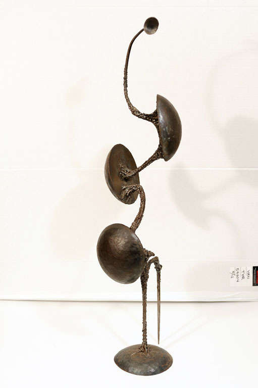 Robert Clothier(1921-1999) Surrealist Metal Sculpture at 1stDibs