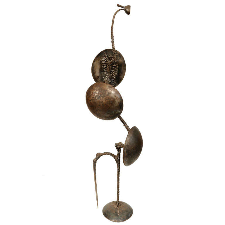 Robert Clothier(1921-1999) Surrealist Metal Sculpture at 1stDibs