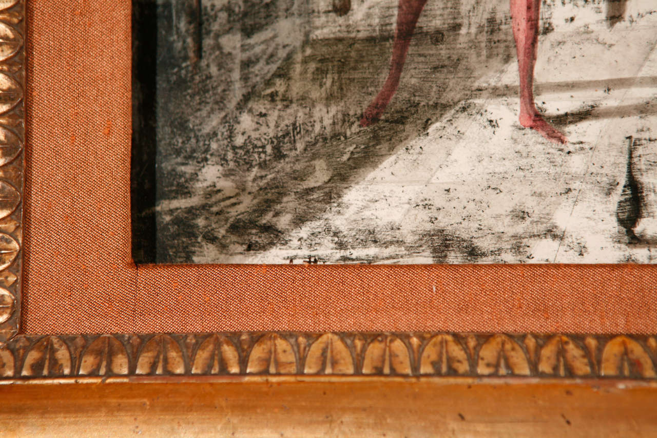 Pair of Surrealist Paintings by Giorgio Perfetti at 1stDibs