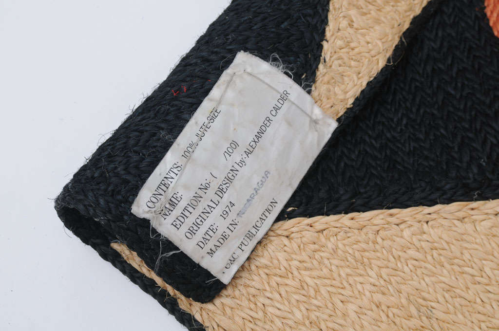 Alexander Calder Cisel Tapestry/Rug at 1stDibs | calder rug, cisel rug ...