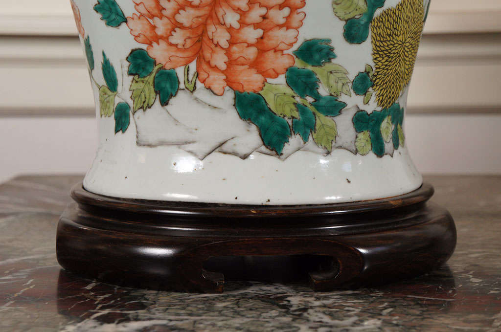 Pair of Chinese Porcelain Lamps at 1stDibs