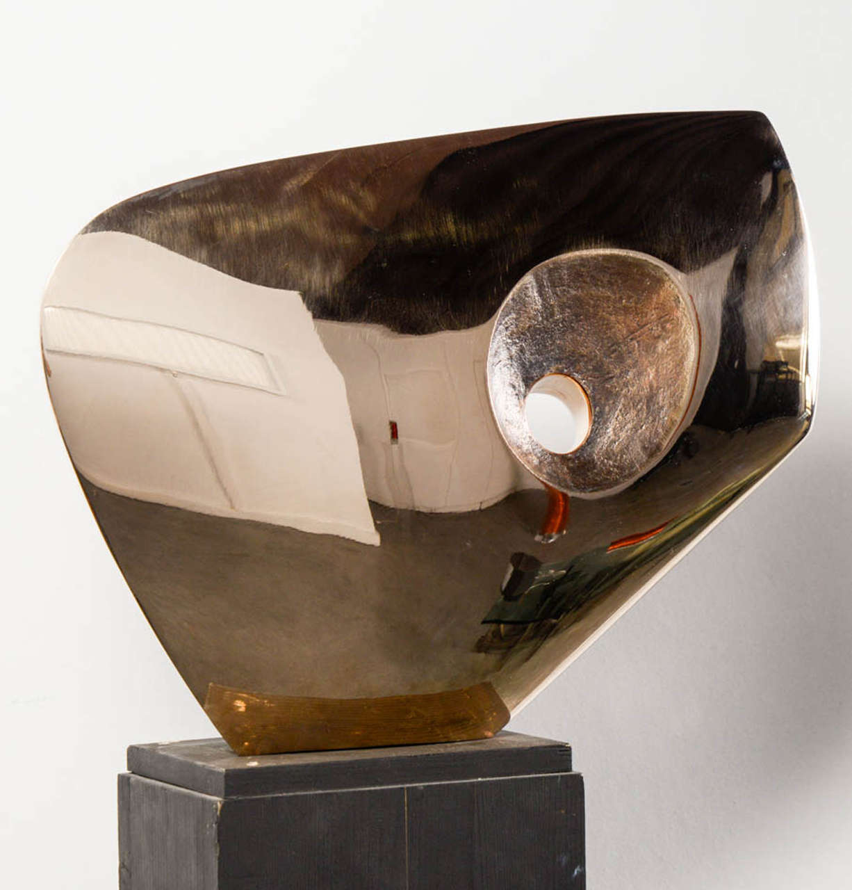 Gold bronze sculpture by Johannes Scheer For Sale at 1stDibs