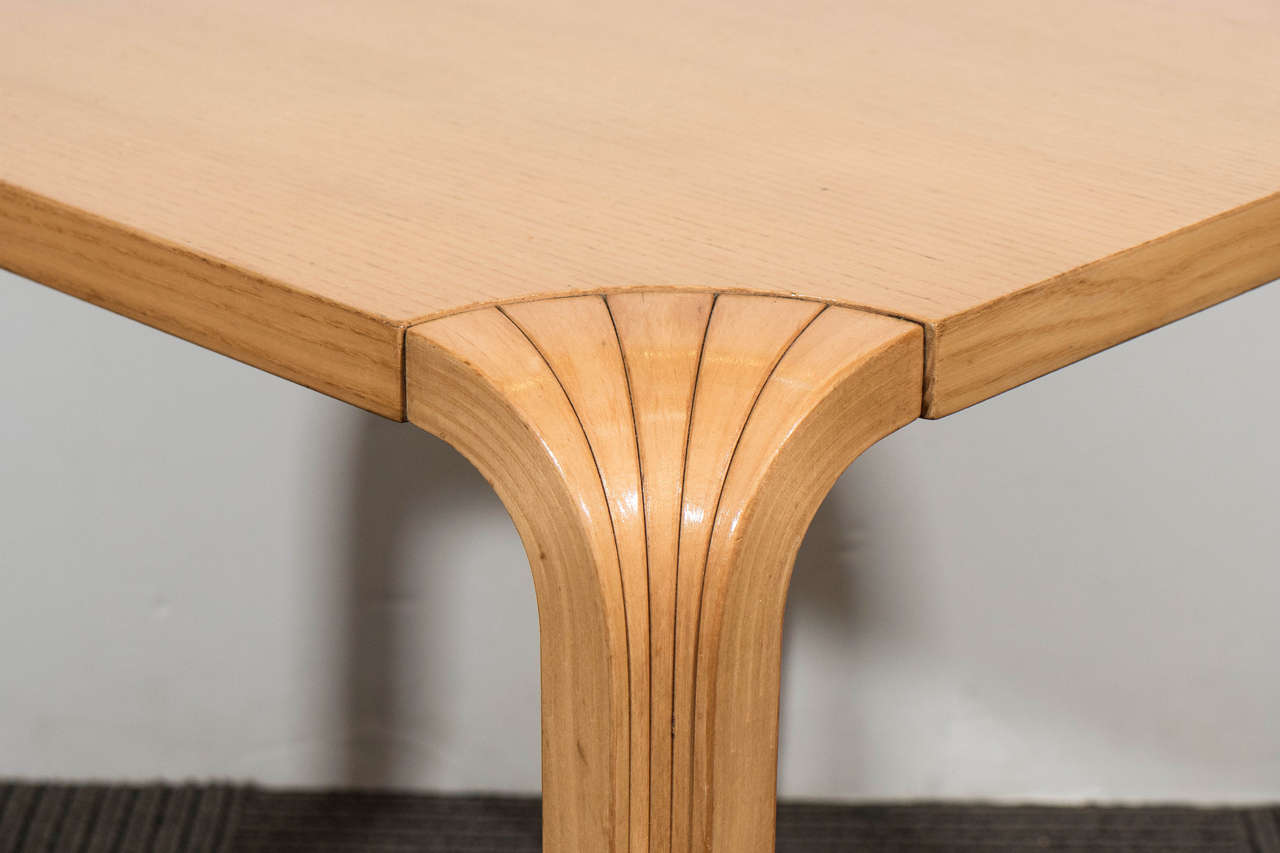 An Alvar Aalto Fan Leg Birch Side Table for ICF Group at 1stDibs ...