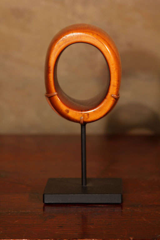 African Carved Ivory Bangle at 1stDibs