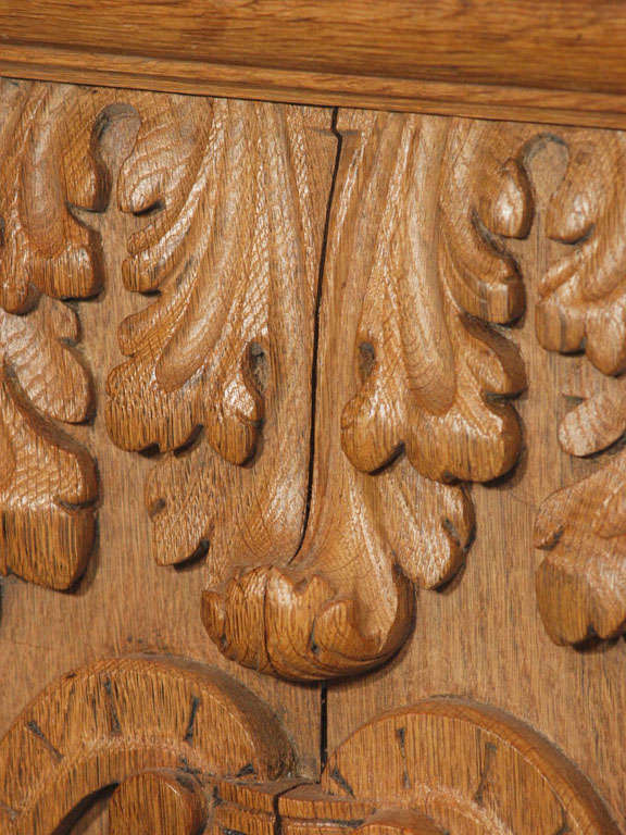 Carved Wood Column Capital For Sale at 1stDibs