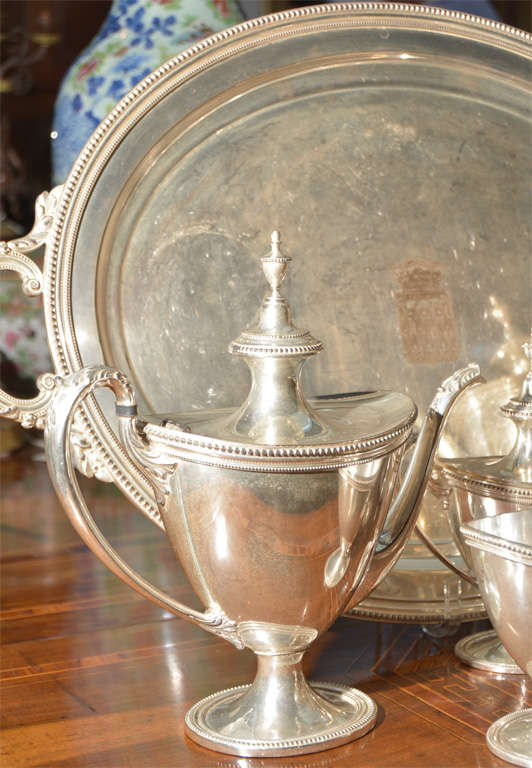 Adam Style Tea and Coffee Service by International Silver Co. at 1stDibs