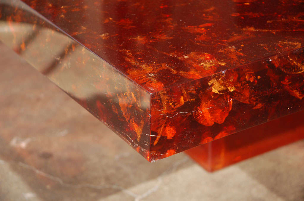 Large Acrylic Cocktail Table at 1stDibs