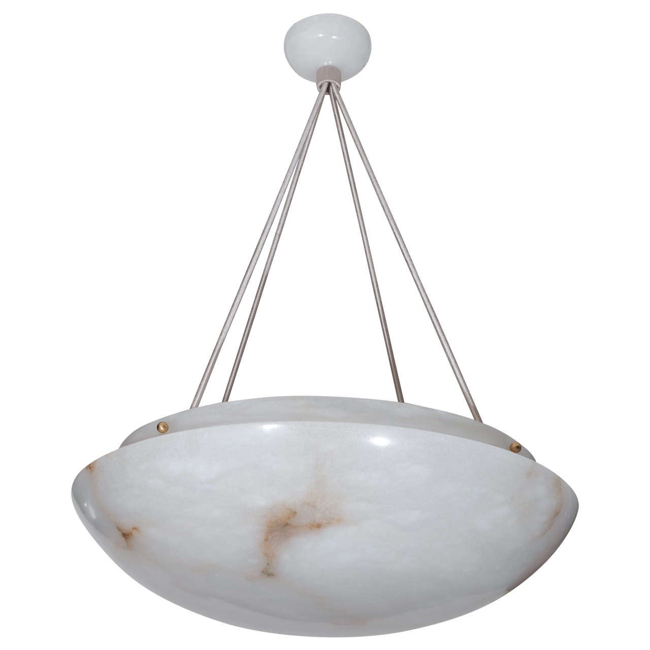 Alabaster Light Fixture at 1stDibs