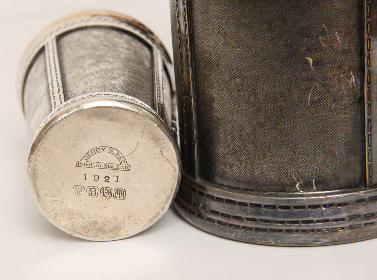 Golf Cocktail Shaker and Matching Golf Bag Cups at 1stDibs