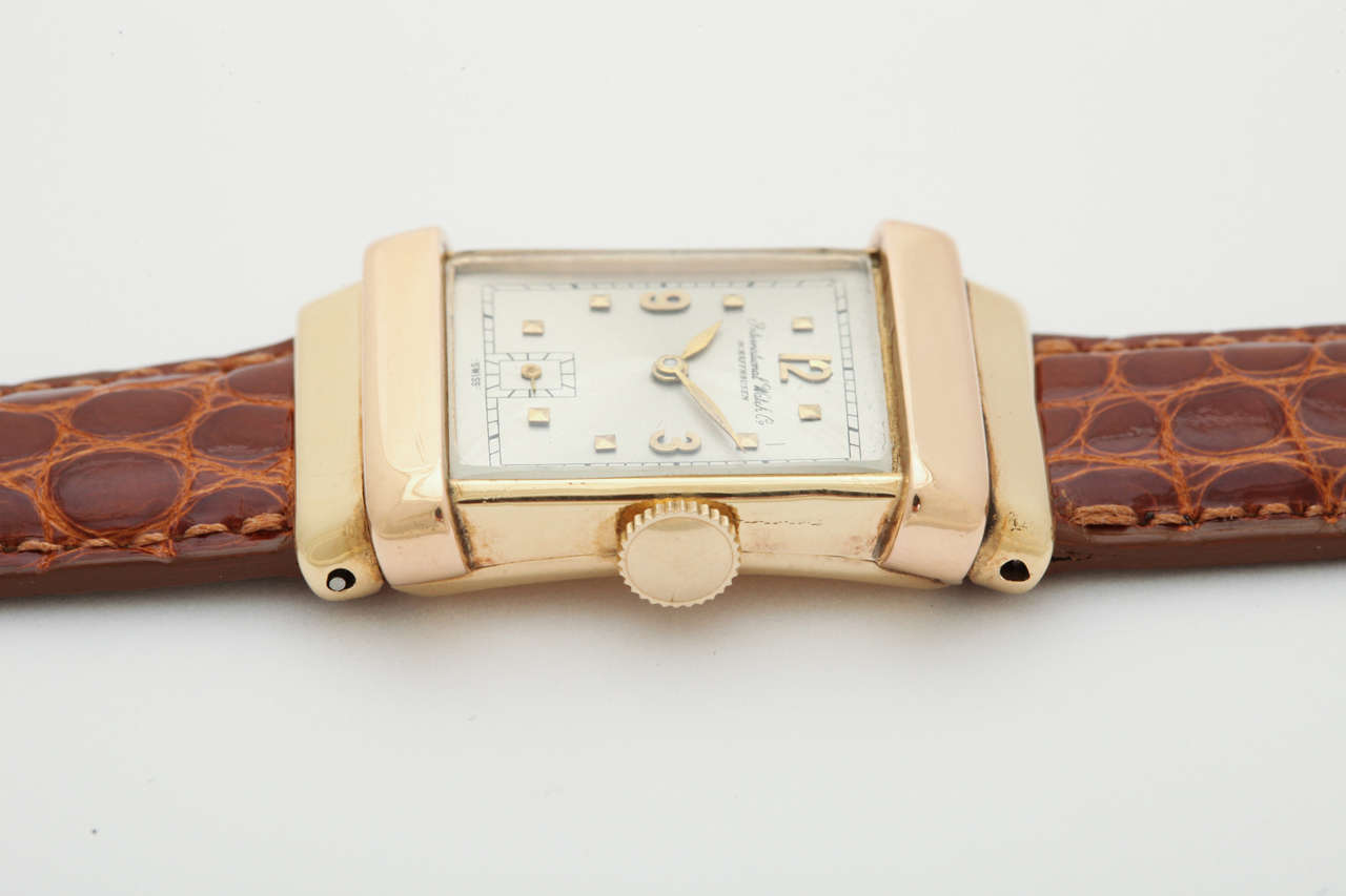 Very Rare Two-Tone IWC "Top Hat" For Sale at 1stDibs