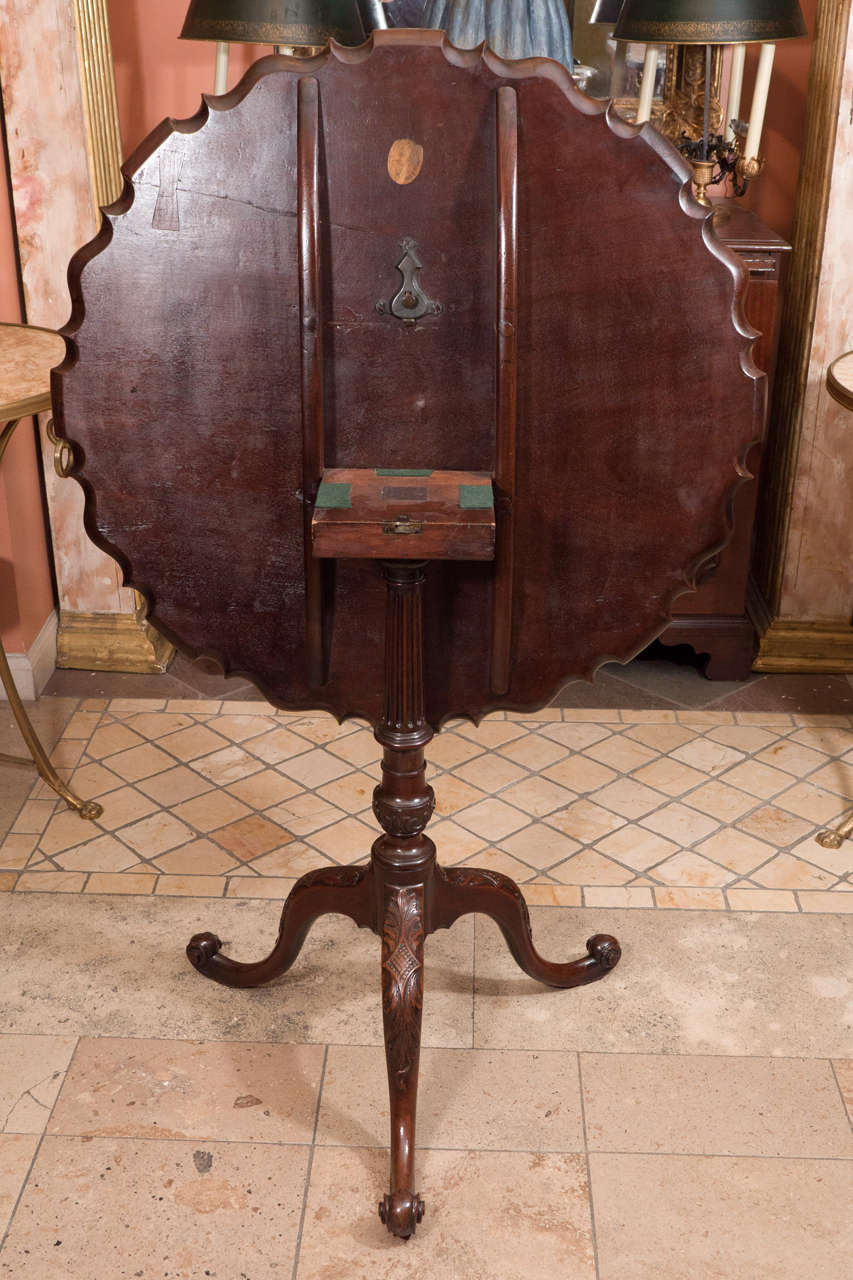 Large George II Carved Pie Crust Table at 1stDibs
