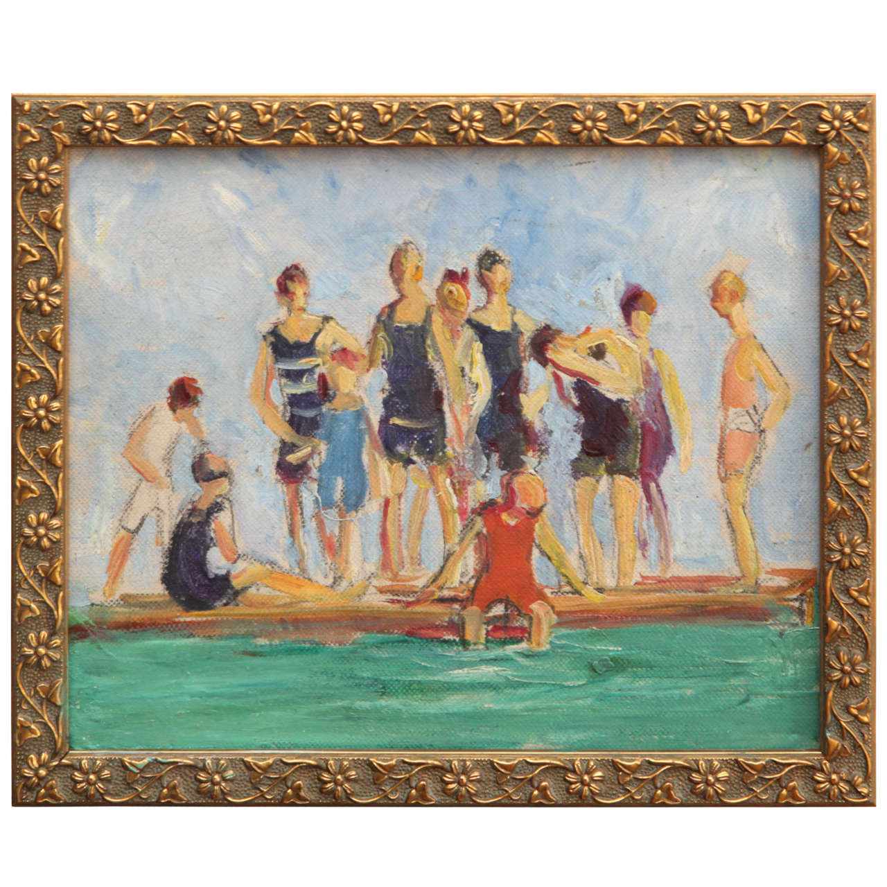 Rachel Hartley Oil on Board. at 1stDibs