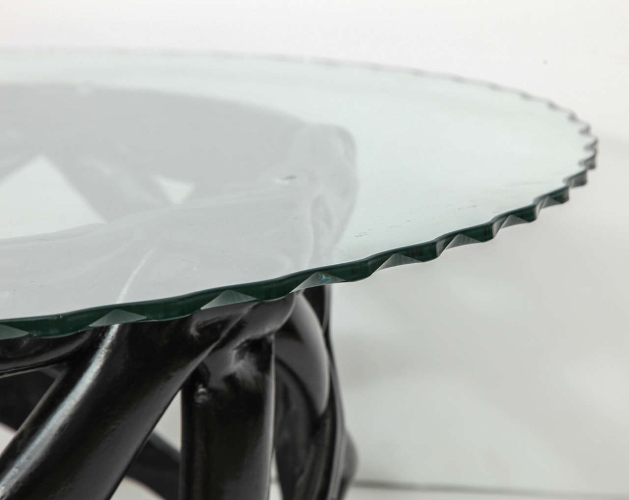 Sculptural Mid-Century Ribbon Coffee Table at 1stDibs