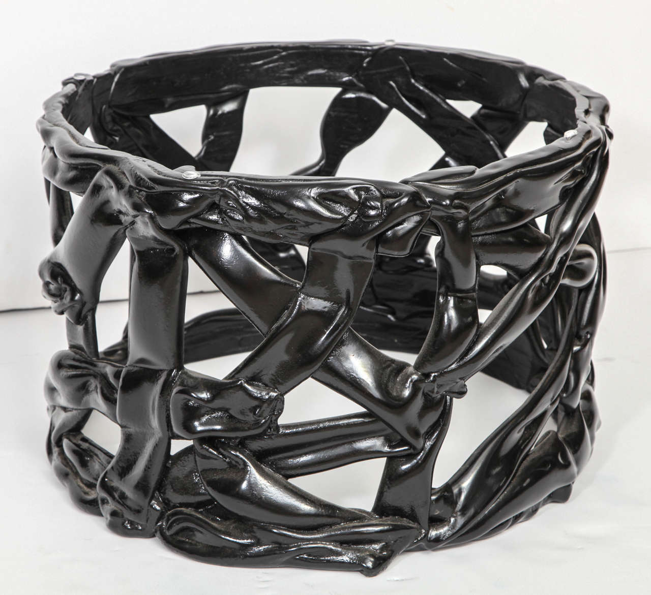 Sculptural Mid-Century Ribbon Coffee Table at 1stDibs
