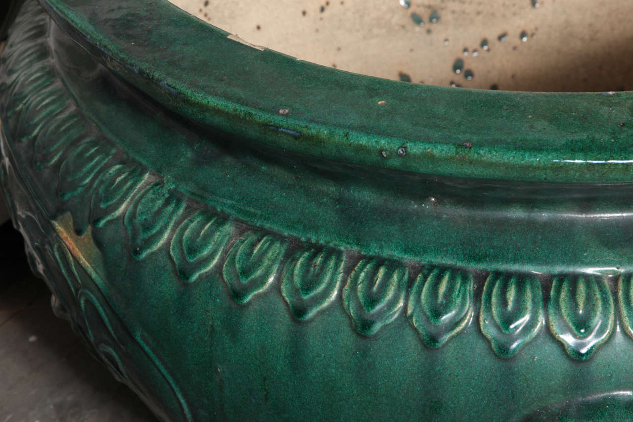 Antique Large Glazed Ceramic Planters, Hunan Province at 1stDibs ...