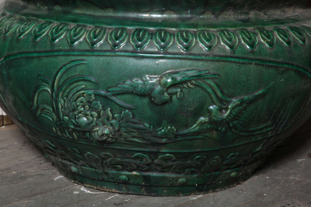 Antique Large Glazed Ceramic Planters, Hunan Province at 1stDibs ...