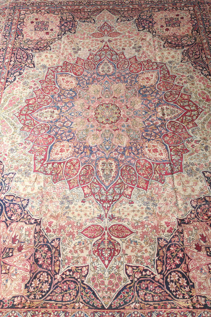 Antique 1880s Persian Mahan Kermanshah Rug, 11x17 For Sale at 1stDibs ...