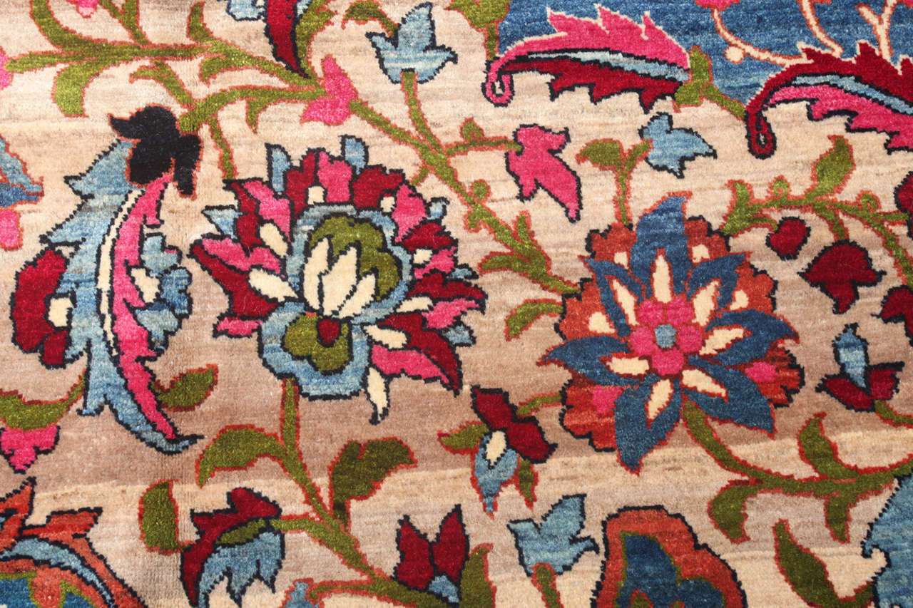 Antique 1880s Persian Kermanshah Rug with Safavid Dynasty Design, 11x15 ...