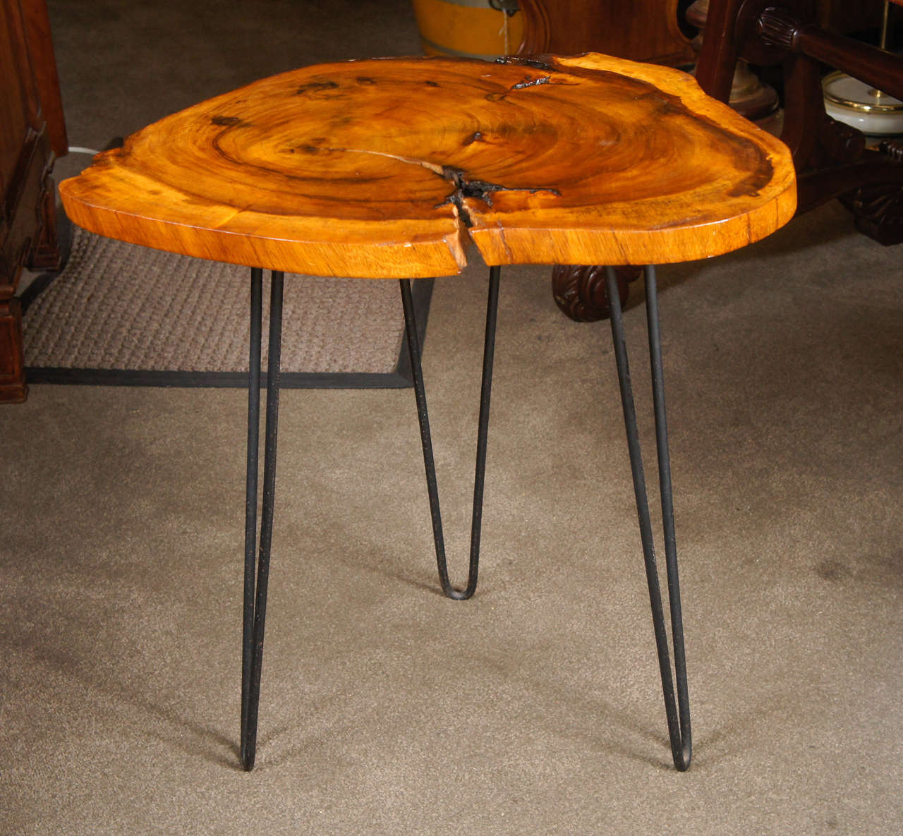 Walnut Side Table at 1stDibs