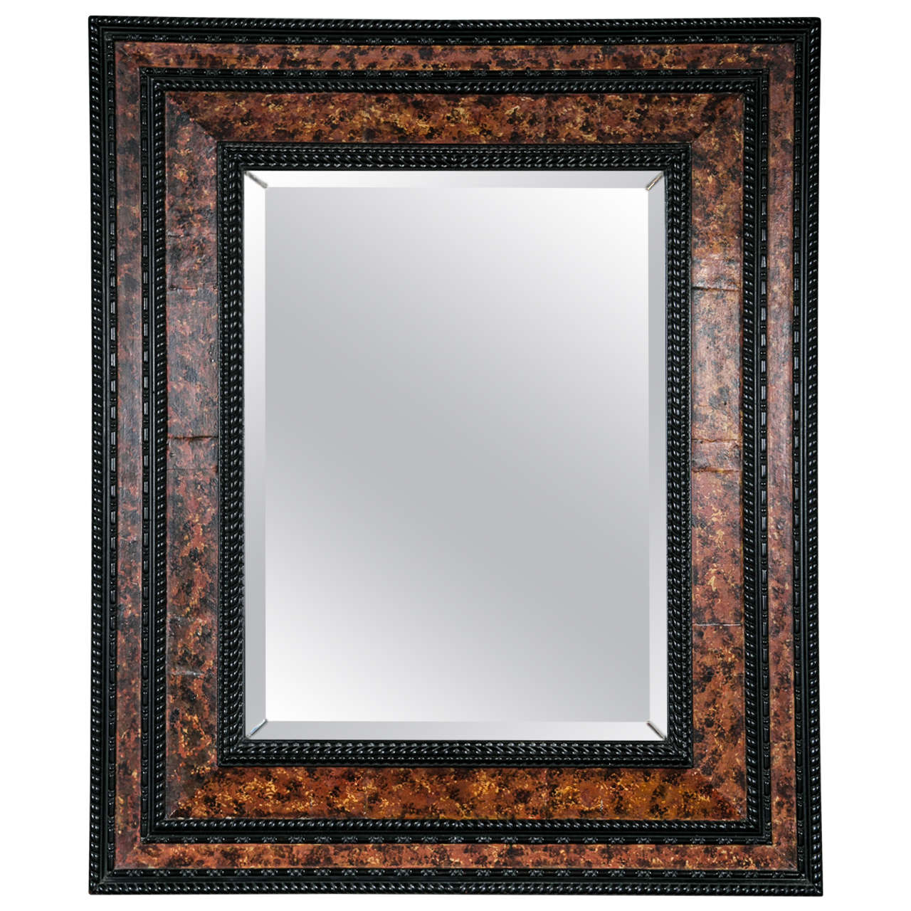 19th Century Tortoise Shell Mirror For Sale at 1stdibs