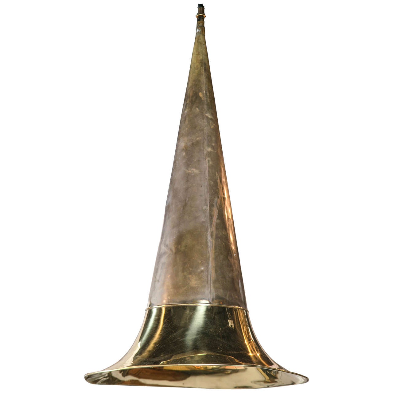 Phonograph Horn Fixture at 1stDibs