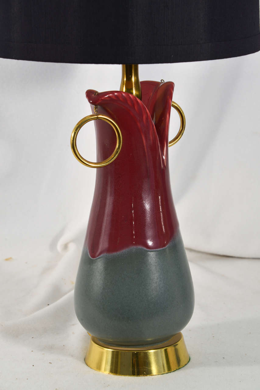 1950s Pair of Mid-Century Table Lamps For Sale at 1stDibs