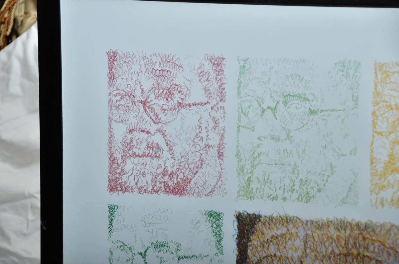 Chuck Close Signed Poster at 1stDibs