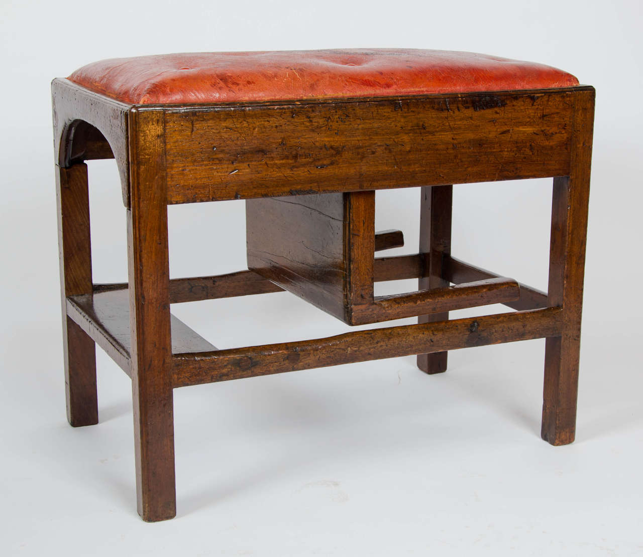 Stool Opening into Library Steps at 1stDibs