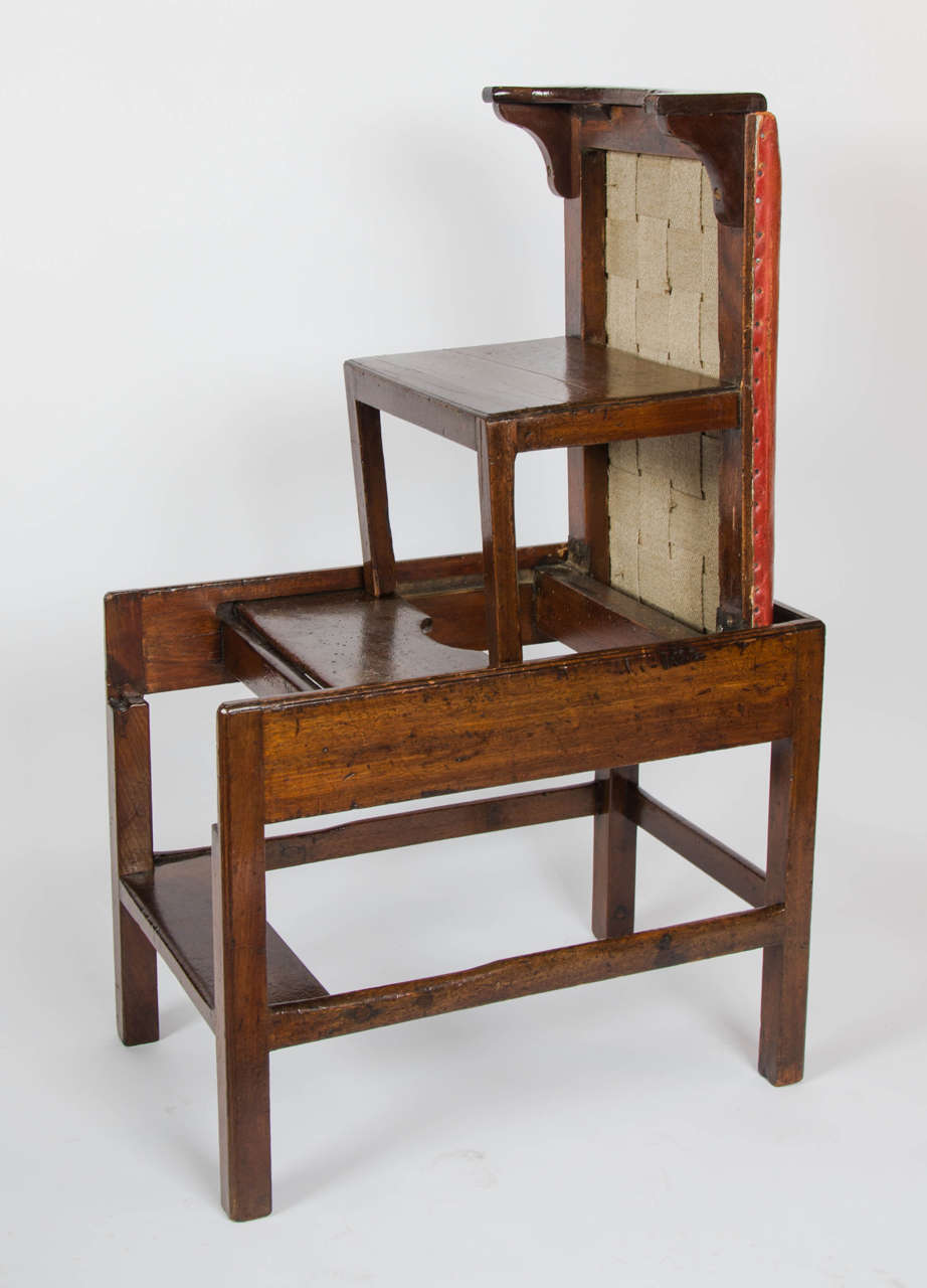 Stool Opening into Library Steps at 1stDibs