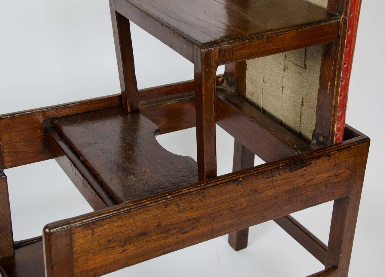 Stool Opening into Library Steps at 1stDibs