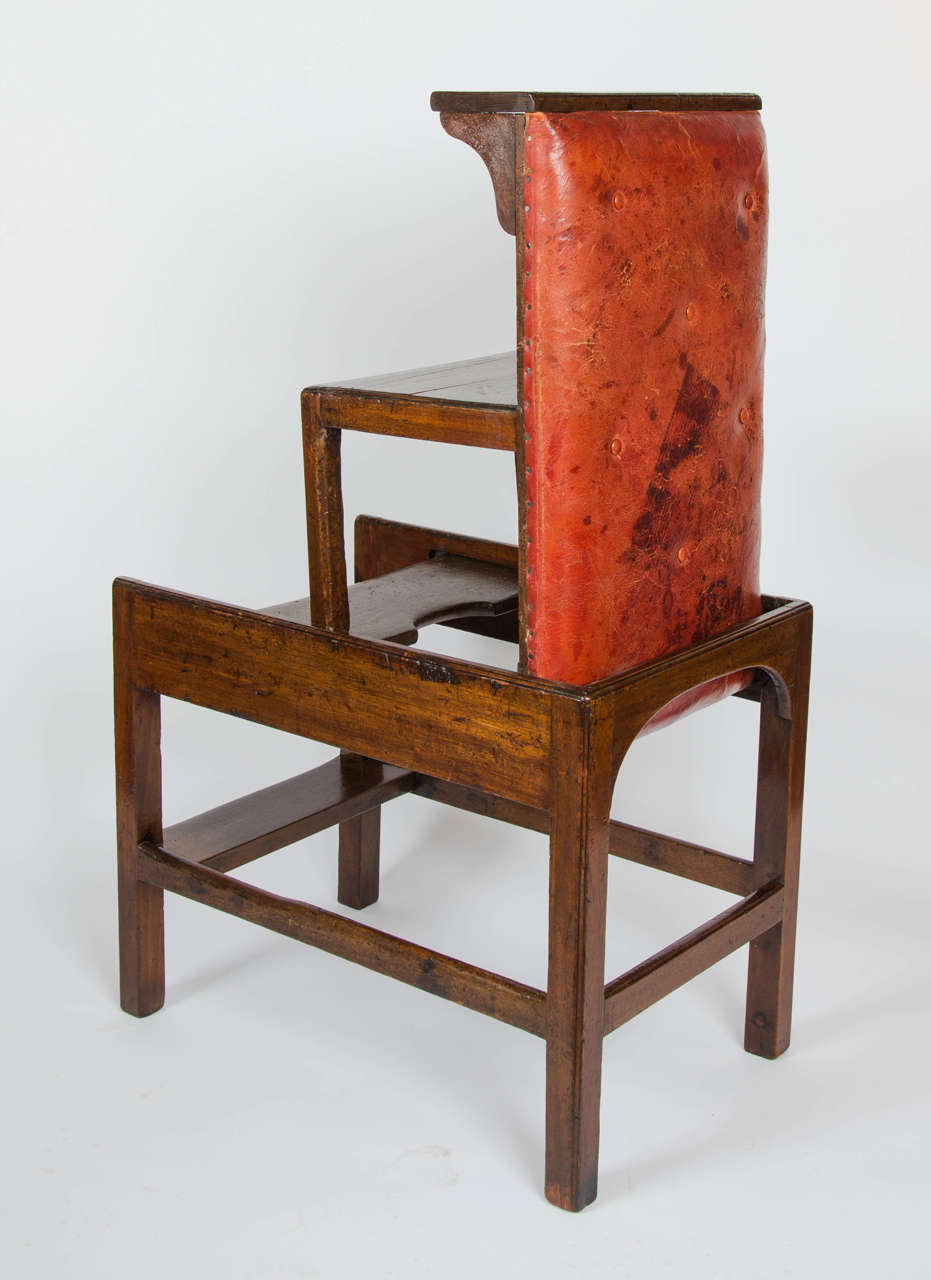 Stool Opening into Library Steps at 1stDibs