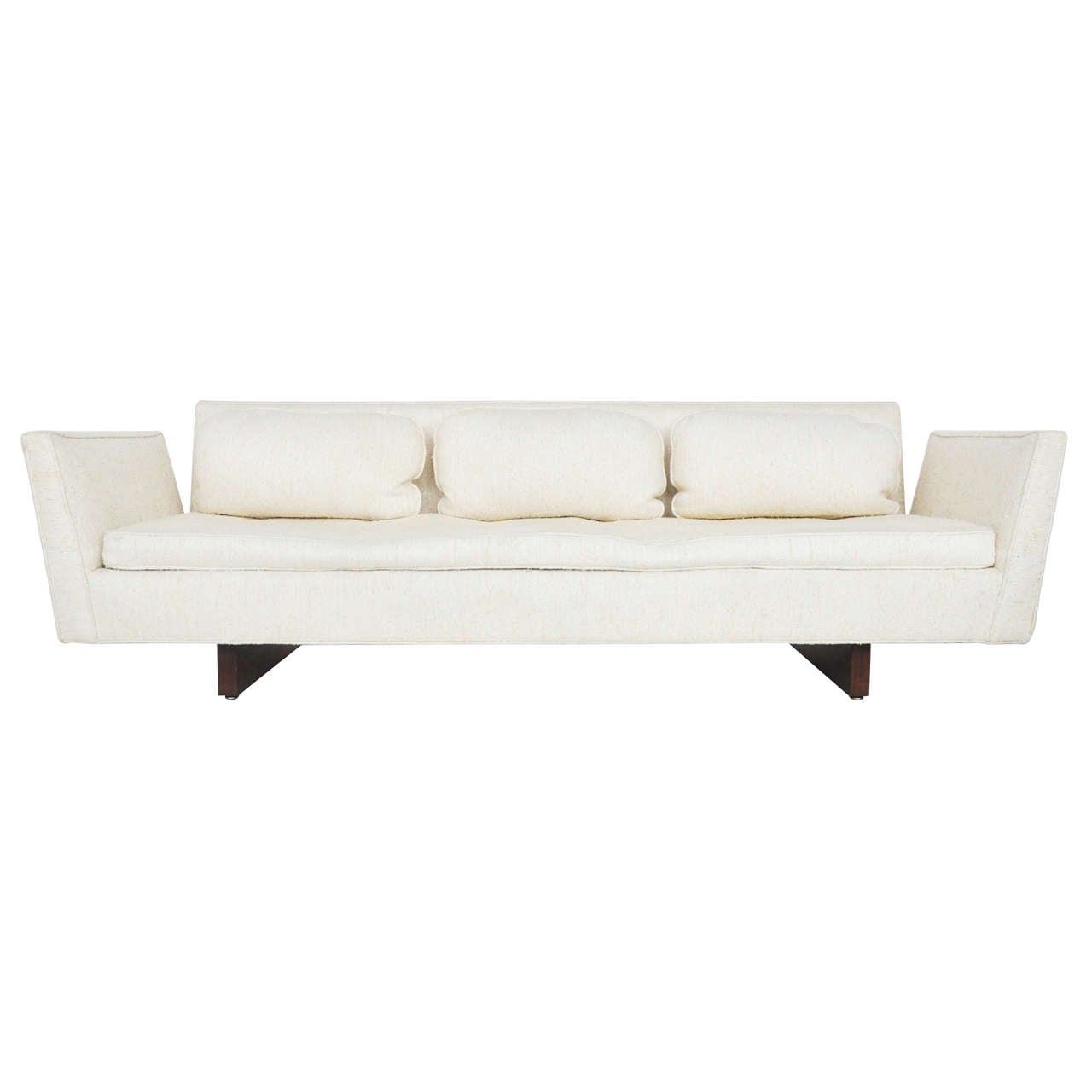 Dunbar Open-Arm Sofa by Edward Wormley at 1stDibs