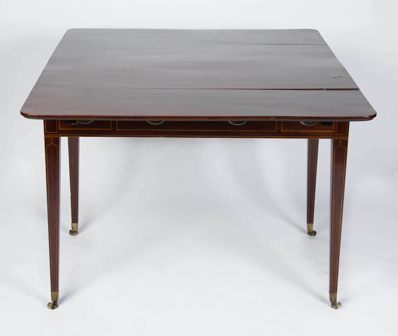 Late 18th Century Mahogany Draw Leaf Table to a Design by Thomas ...