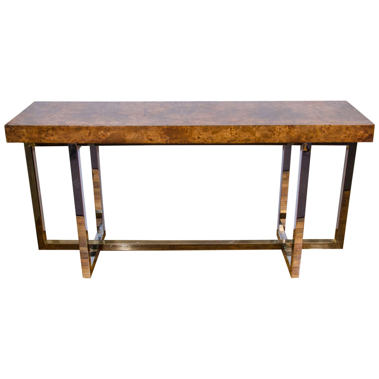 Midcentury Milo Baughman for Thayer Coggin Console Table at 1stDibs
