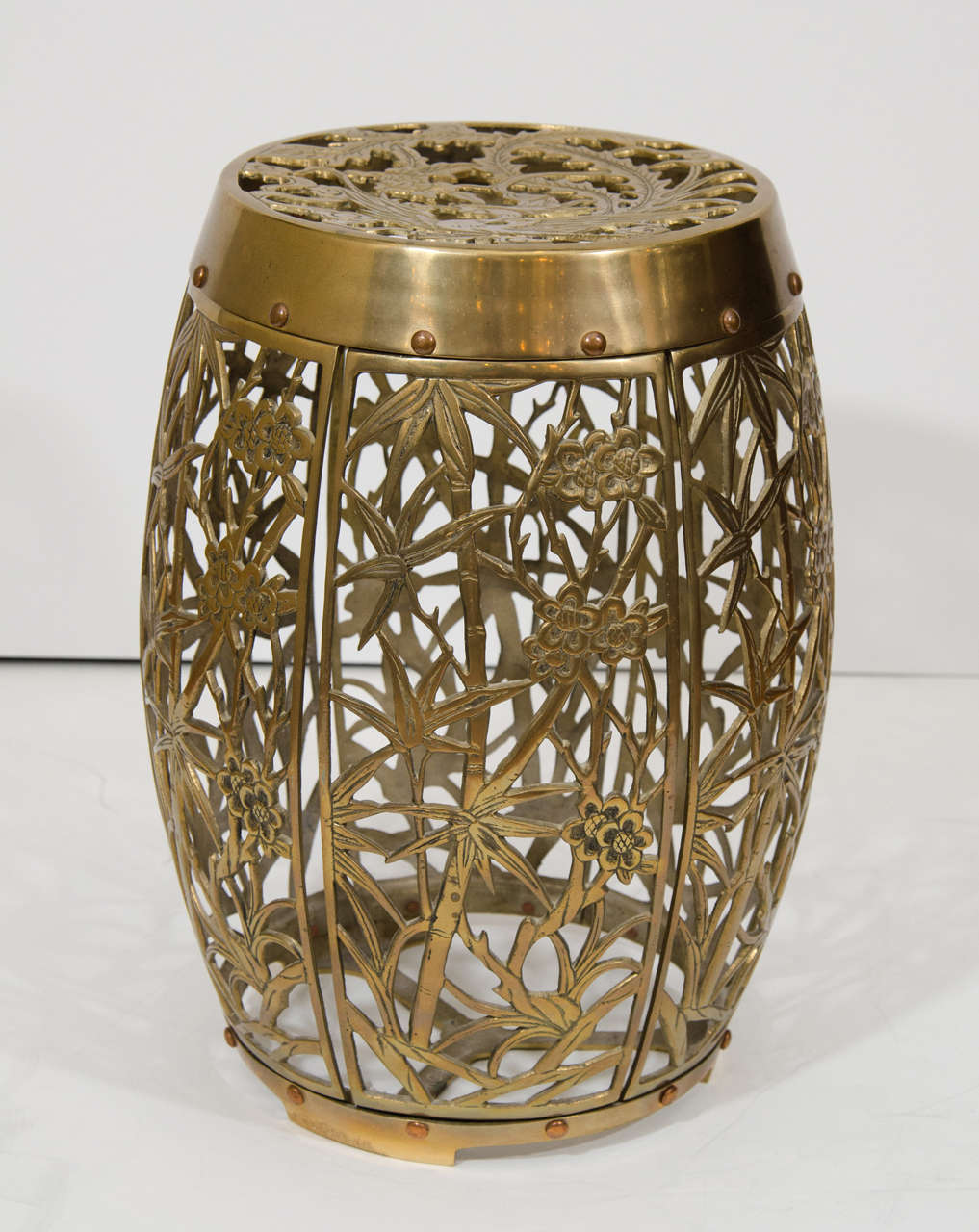 Midcentury Asian Inspired Garden Stool at 1stDibs