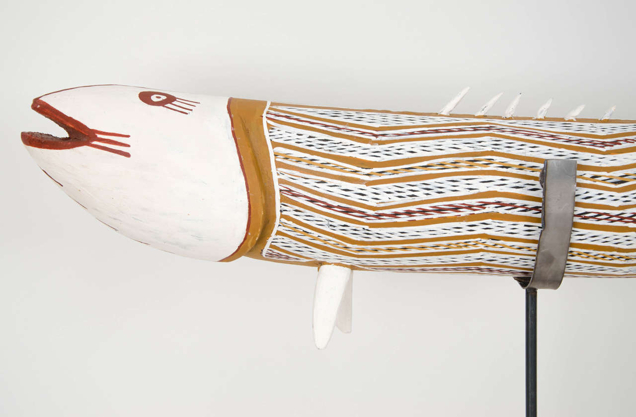 'Makani' Australian Aboriginal Fish Sculpture For Sale at 1stDibs ...
