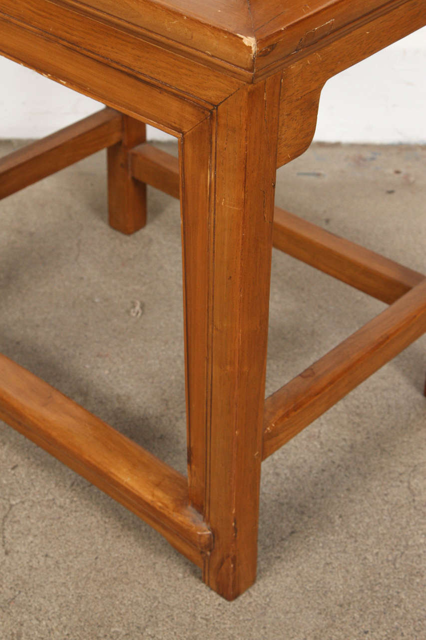 Set of Eight Vintage MCM Chinese Dining Room Chairs in Ming Style For ...