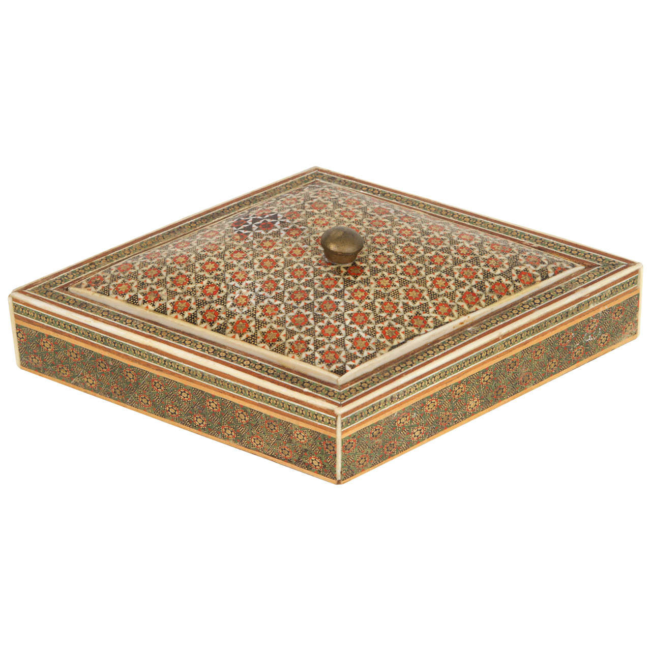 Anglo-Indian Micro Mosaic Inlaid Jewelry Box at 1stDibs | indian ...