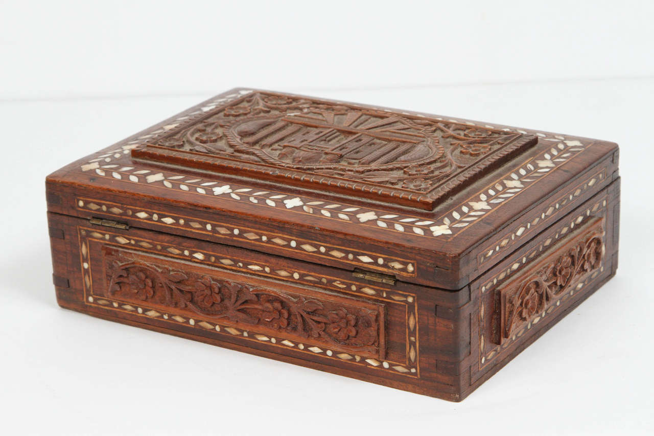 19th Century Anglo-Indian Mughal Box For Sale at 1stDibs | anglobox ...
