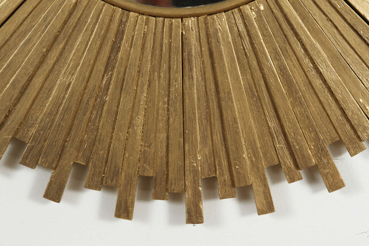 Gold Starburst Mirror at 1stDibs