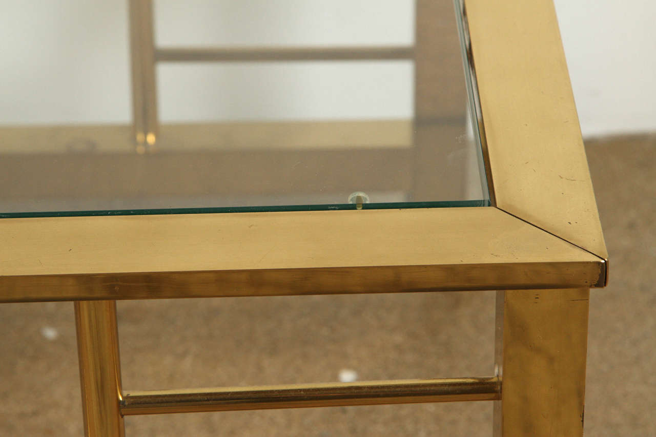 Milo Baughman Side Table at 1stDibs