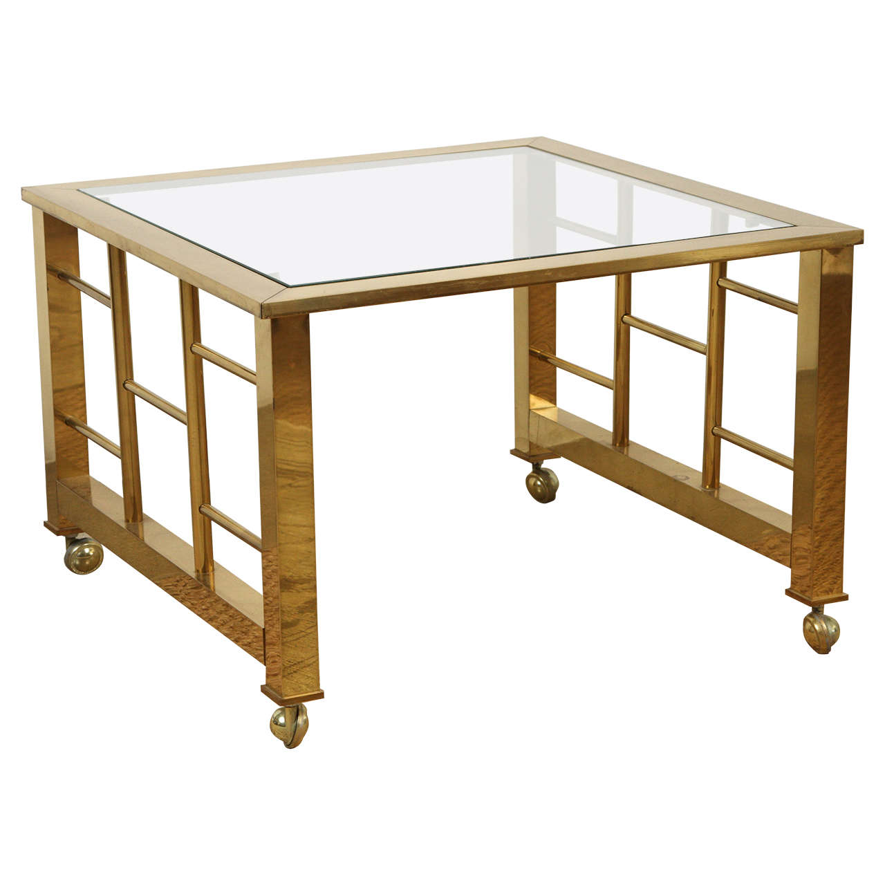Milo Baughman Side Table at 1stDibs