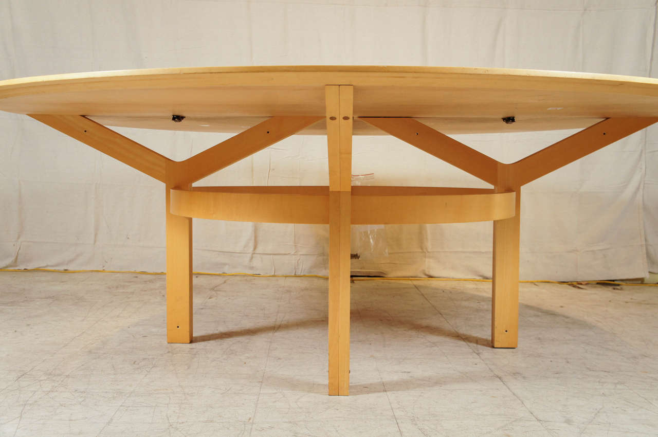 Large Round Dining Table by Rudd Thygesen and Johnny Sorensen For Sale ...