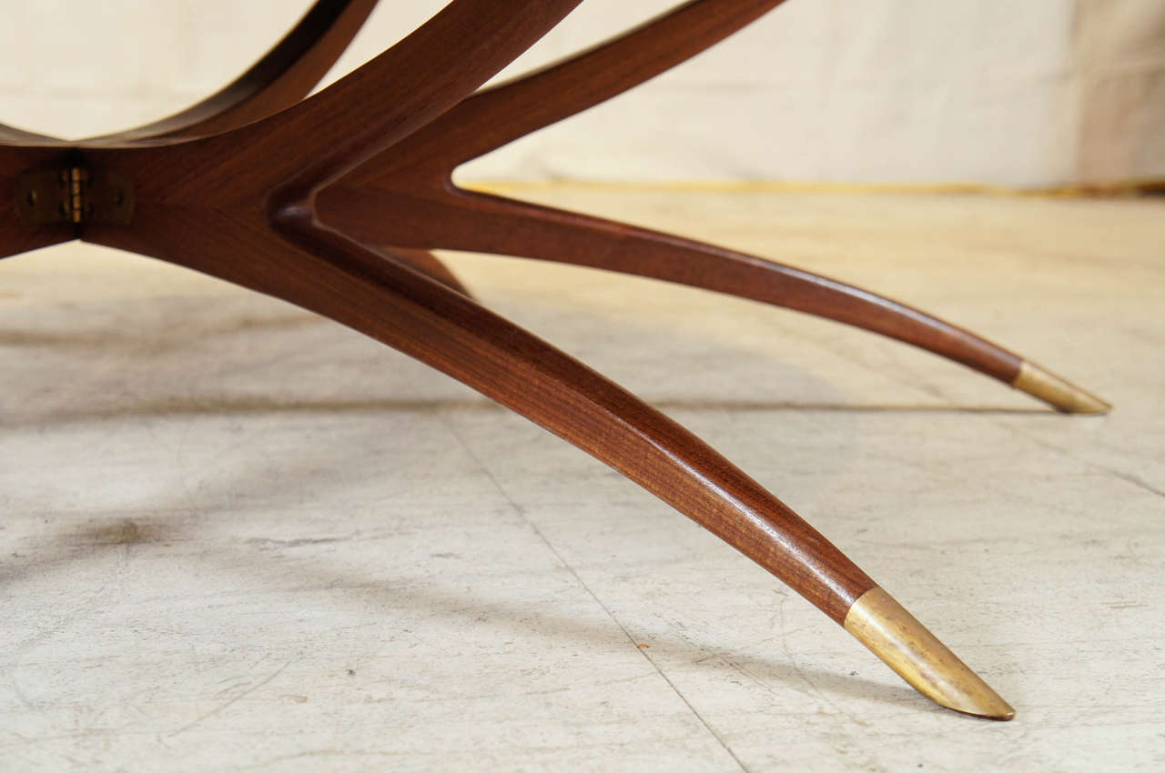 Danish Modern Spider Leg Coffee Table at 1stDibs