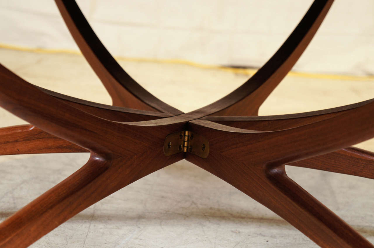 Danish Modern Spider Leg Coffee Table at 1stDibs