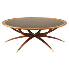 Danish Modern Spider Leg Coffee Table at 1stDibs