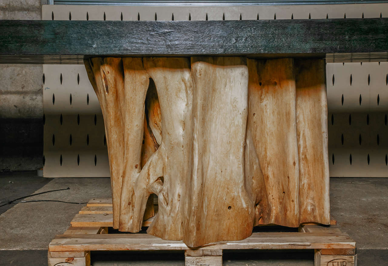 20th Century Azobe and Root Console at 1stDibs