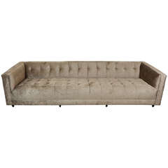 Biscuit Tufted Sofa at 1stDibs