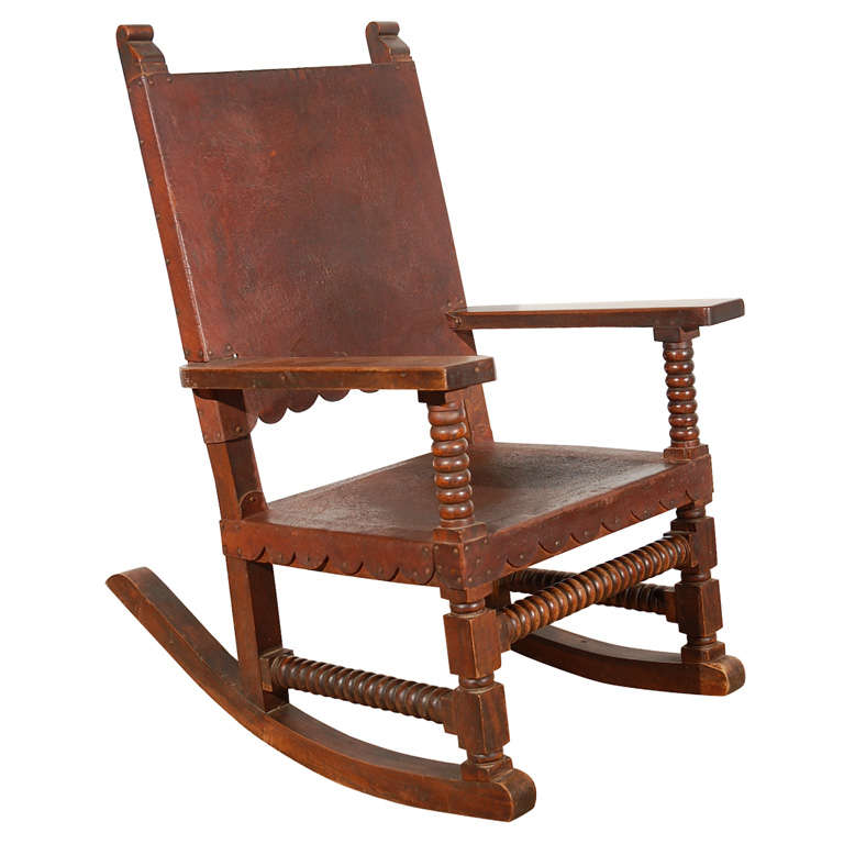 Mission Style Rocker at 1stDibs