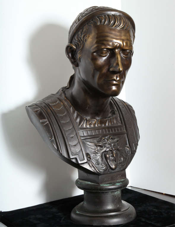 Patinated Bronze Bust of Julius Caesar at 1stDibs | julius caesar dibs